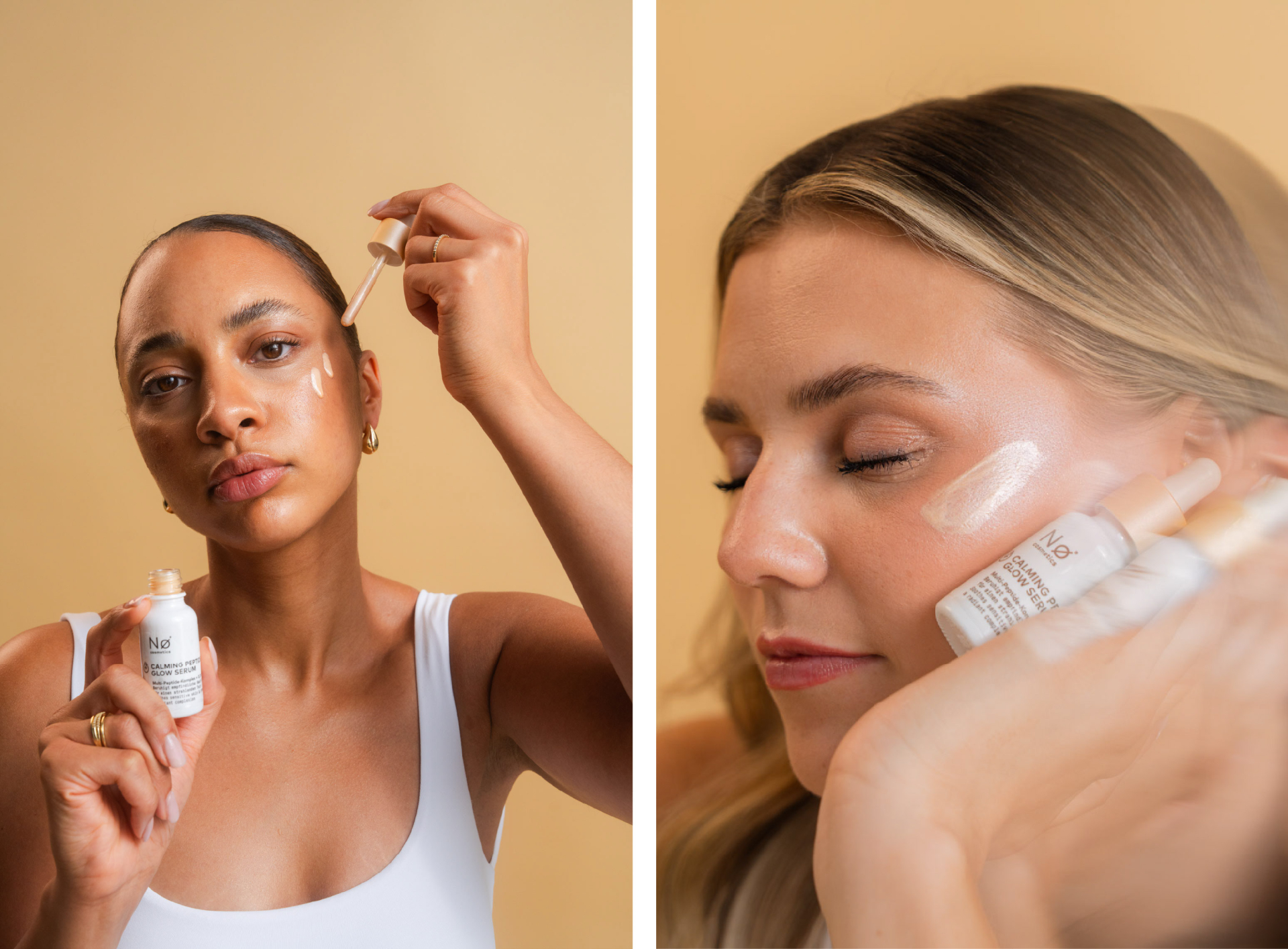 Calming Peptide Glow Serum | Nø Cosmetics